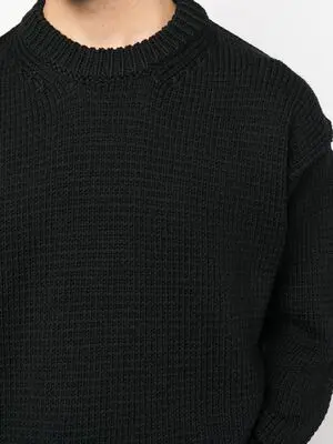 TEN C Crew-neck Knitted Jumper