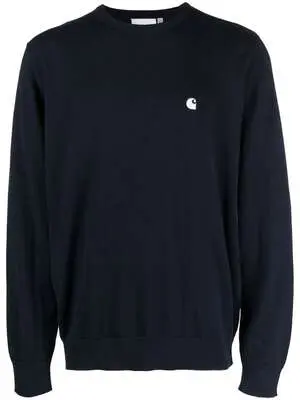 Carhartt Work In Progress Logo-print Crew Neck Sweatshirt