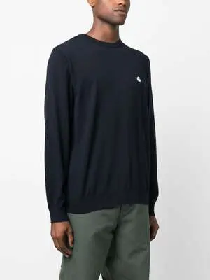 Carhartt Work In Progress Logo-print Crew Neck Sweatshirt