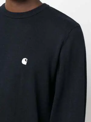 Carhartt Work In Progress Logo-print Crew Neck Sweatshirt
