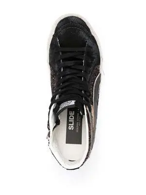 GOLDEN GOOSE Slide Glitter High-top Sneakers