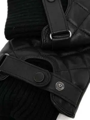 Barbour Quilted Leather Gloves