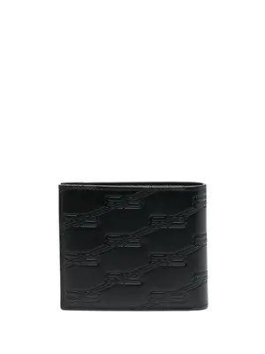 Balenciaga Signature Monogram Bi-fold Wallet