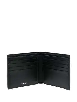 Balenciaga Signature Monogram Bi-fold Wallet