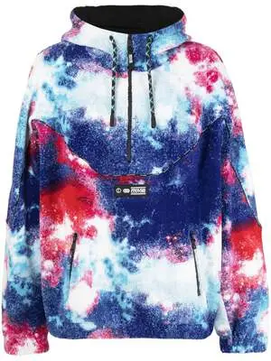 Versace Tie Dye-pattern Pullover Hoodie