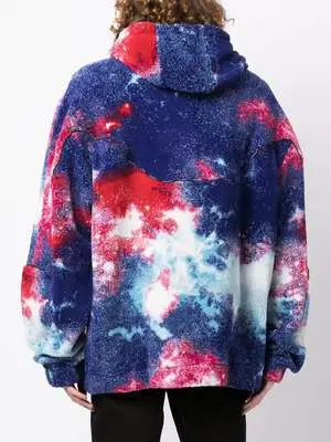 Versace Tie Dye-pattern Pullover Hoodie