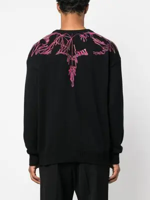 COUNTY OF MILAN Marcelo Burlon Wings Intarsia-knit Jumper