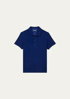 Vilebrequin Organic Terry Polo Shirt Candy Grn