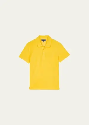 Vilebrequin Organic Terry Polo Shirt Sun