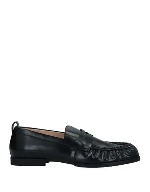 TOD'S TOD'S Calfskin Penny Loafers Black