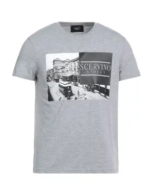 Ermanno Scervino T-shirt Size Cotton, Elastane - Light Grey
