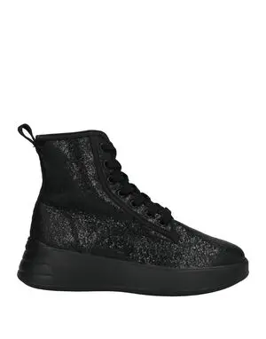 Hogan High-top Calfskin Sneakers - Black