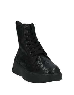 Hogan High-top Calfskin Sneakers - Black