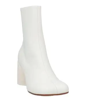 MAISON MARGIELA Soft Leather Ankle Boots - White