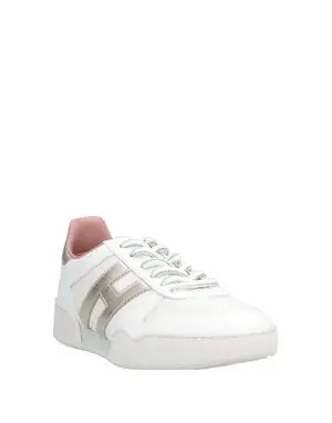 Hogan Soft Leather And Textile Fiber Sneakers