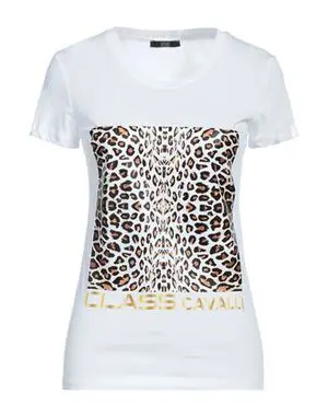 Roberto Cavalli Cotton T-shirt - White