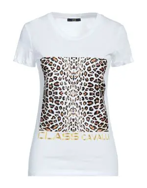 Roberto Cavalli Cotton T-shirt - White
