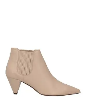 TOD'S Calfskin Ankle Boots - Beige