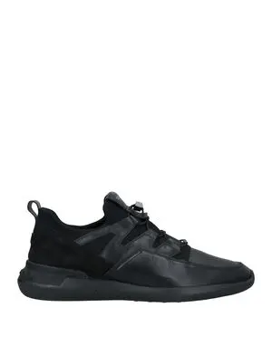 TOD'S NO CODE Leather And Textile Sneakers - Black