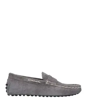 TOD'S Leather Loafers - Grey