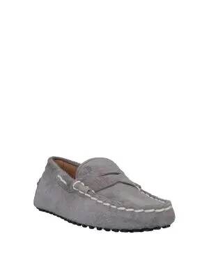 TOD'S Leather Loafers - Grey
