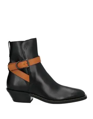 TOD'S Calfskin Ankle Boots - Black