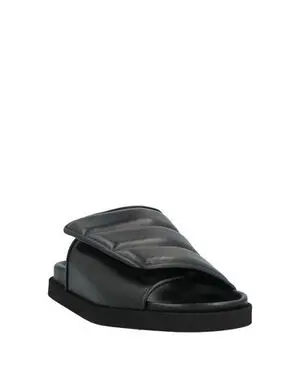 GIA BORGHINI Leather Sandals - Black