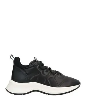 Hogan Leather And Textile Chunky Sneakers