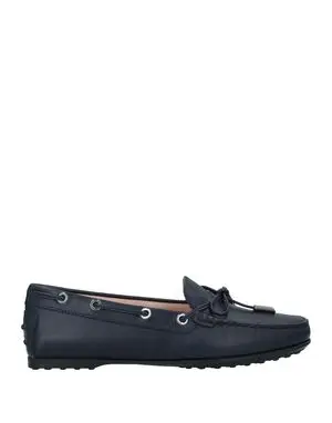 TOD'S Loafers In Leather Dark Blue