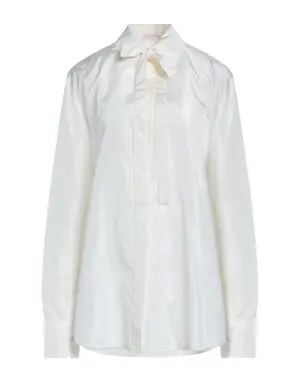 Valentino Garavani VALENTINO GARAVANI Silk Taffeta Shirt Ivory