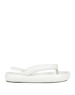 Isabel Marant Leather Thong Sandals - White