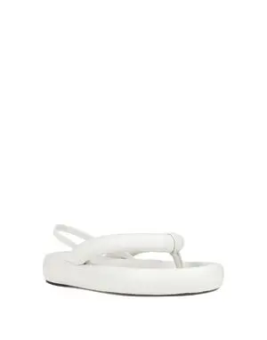 Isabel Marant Leather Thong Sandals - White