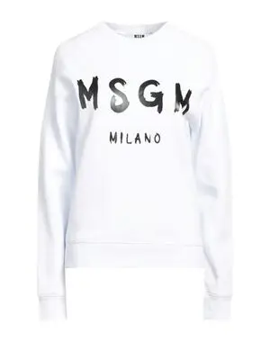 MSGM Cotton Sweatshirt - White