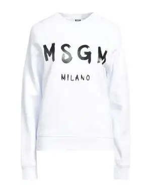 MSGM Cotton Sweatshirt - White
