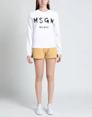 MSGM Cotton Sweatshirt - White