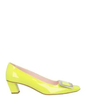 ROGER VIVIER ROGER VIVIER Blush Leather Pumps Yellow