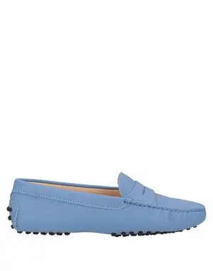 TOD'S TOD'S Leather Loafers Pastel Blue