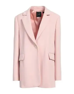 Pinko Single-Breasted Crepe Blazer Blush