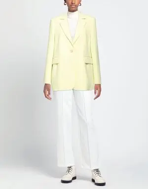 Pinko Single-breasted Crepe Blazer - Green