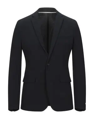 PAOLO PECORA Blazer Size Polyester, Wool, Elastane