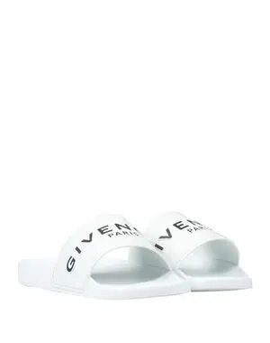 Givenchy Rubber Slides - White