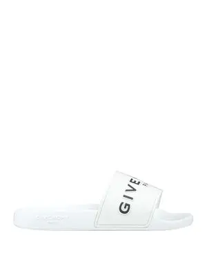 Givenchy Rubber Slides - White