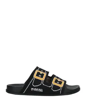 Marni Knitted Sandals - Black