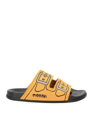 Marni Knitted Sandals - Mandarin