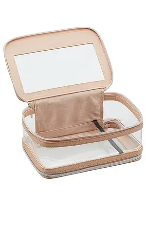 ETOILE COLLECTIVE Clear Makeup Travel Case - Blush
