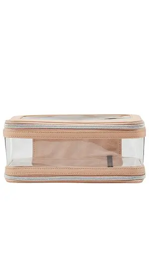 ETOILE COLLECTIVE Clear Makeup Travel Case - Blush
