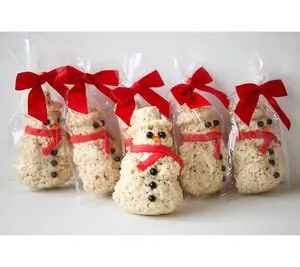CREATIVE CRISPIES CO. Creative Crispies 6-piece Snowman Treats - One-color