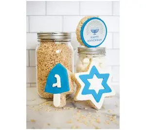 CREATIVE CRISPIES CO. Creative Crispies 6-piece Assorted Hanukkah Tre Ats - One-color