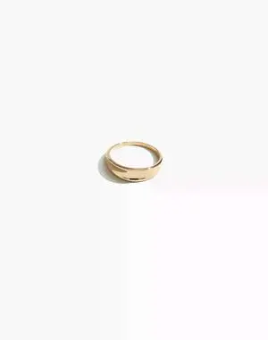 Madewell Maslo Jewelry Crescent Ring - Gold
