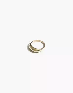 Madewell Maslo Jewelry Mini Domed Ring - Gold
